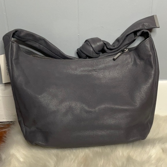 H by Halston | Bags | H By Halston Gray Shoulder Bag With Dusting Bag ...